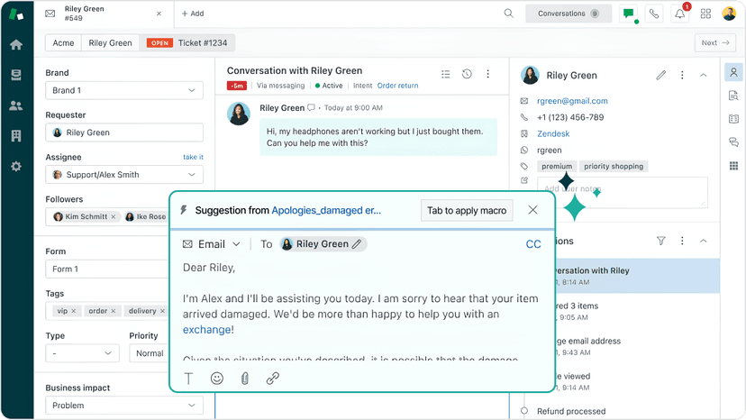 A complete guide to Zendesk AI agents: Setup, costs, and best practices - eesel AI