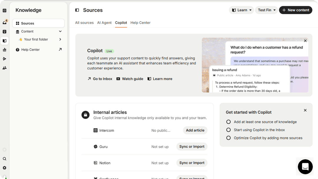 How to implement Intercom's Fin AI copilot: A complete guide - eesel AI