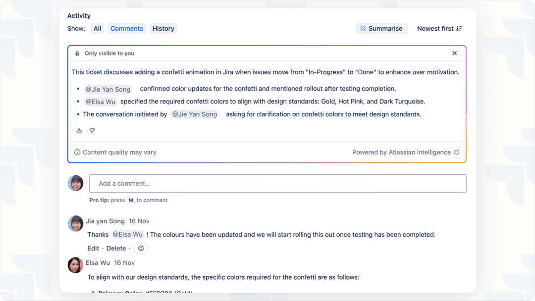 Jira AI summary: Best use cases for ticket categorization and ...