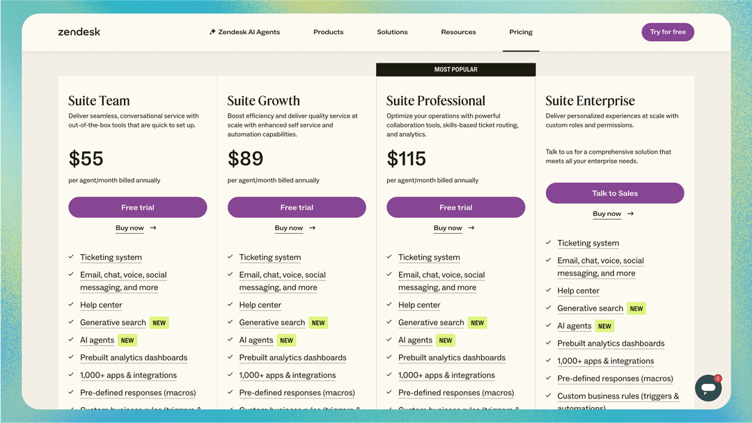 Zendesk AI pricing guide 2025: Plans, add-ons, and a total breakdown ...